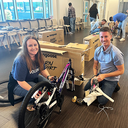 Chase Auto Team Building Workshop Provides Bikes and Skateboards for ...